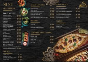 Basha Istanbul F-7 (Islamabad) Menu & Speciality